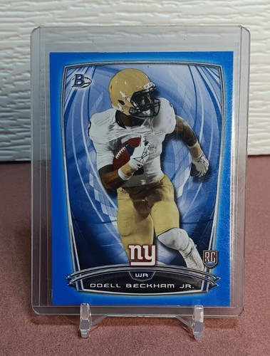 2014 Bowman Odell Beckham Jr. Rookie.card! Blue Parallel /499 RC! | eBay