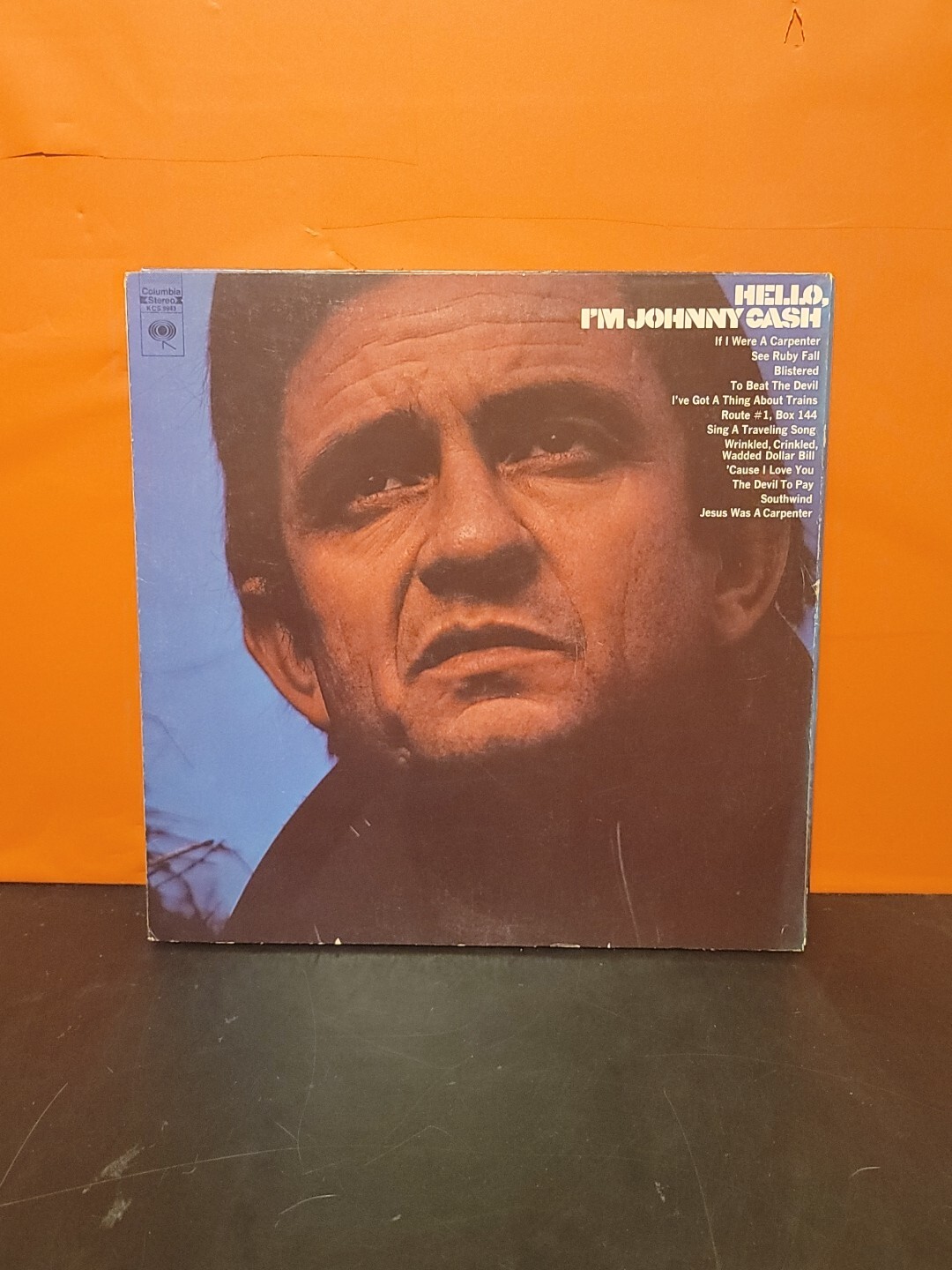 Vintage Hello I’m Johnny Cash Columbia Records Vinyl LP Album ~ KCS ...