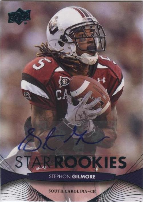 2012 Upper Deck - Star Rookies Stephon Gilmore #205 Autographs (AU, RC ...
