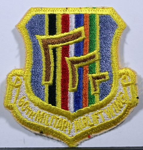 USAF Air Force 60th Military Airlift Wing Full Color Insignia Badge ...