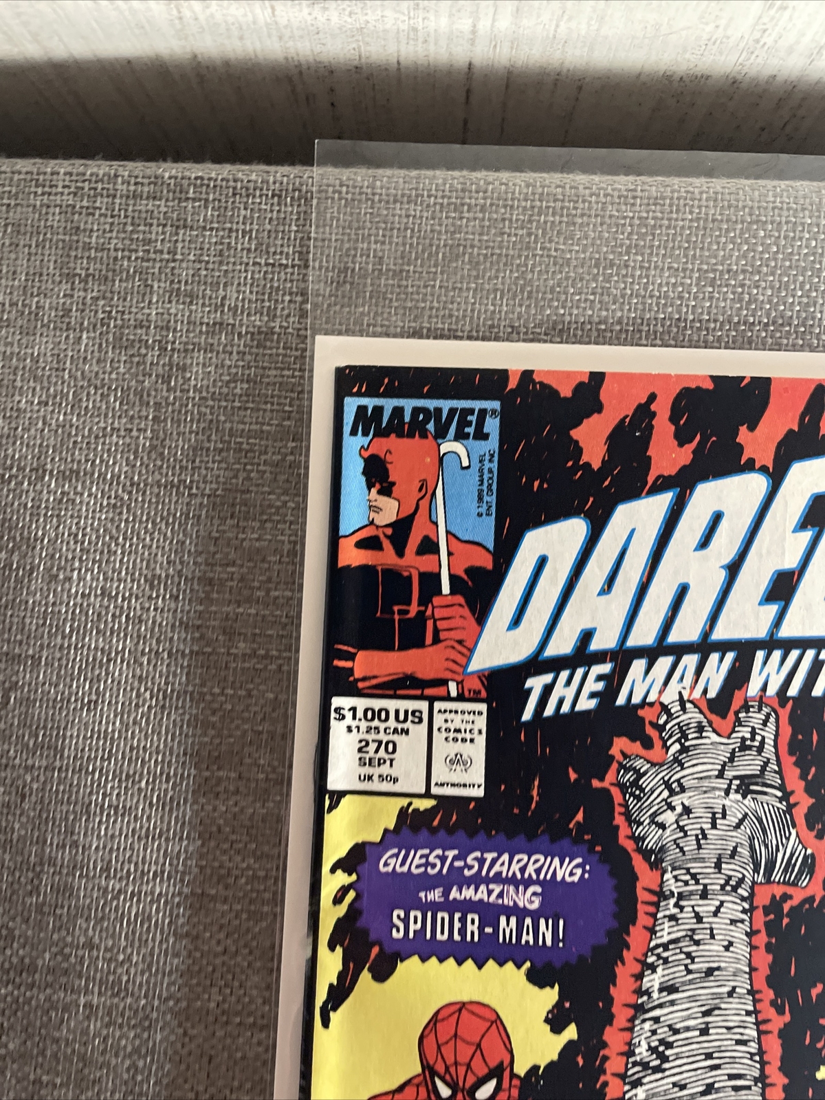 Daredevil #270 KEY! First App Of Blackheart, Co-Starring Spider-Man ...