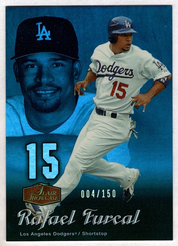 2006 Flair Showcase - Rafael Furcal #61 Legacy Blue /150 for sale ...