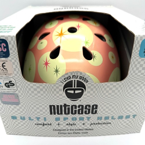 Nutcase Multi Sport Helmet Adult Size L - XL Pink Retro "Star Bright" New in Box | eBay Australia