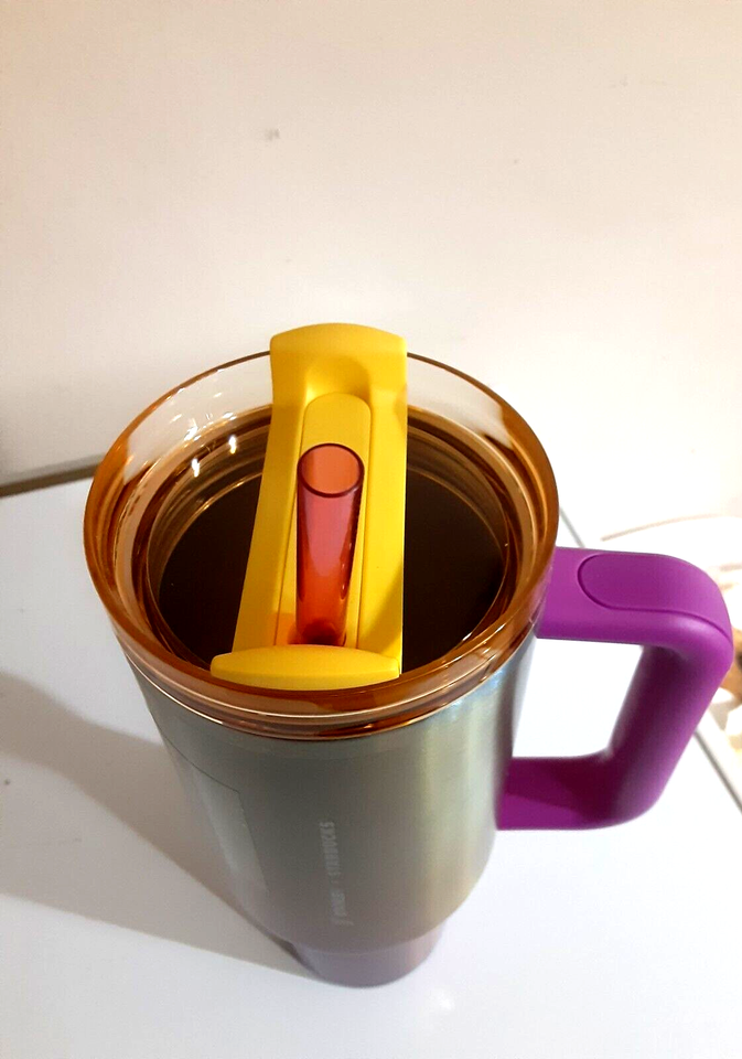 NEW STARBUCKS STANLEY SUMMER GRADIENT Tumbler 40 oz Quencher LIMITED ...