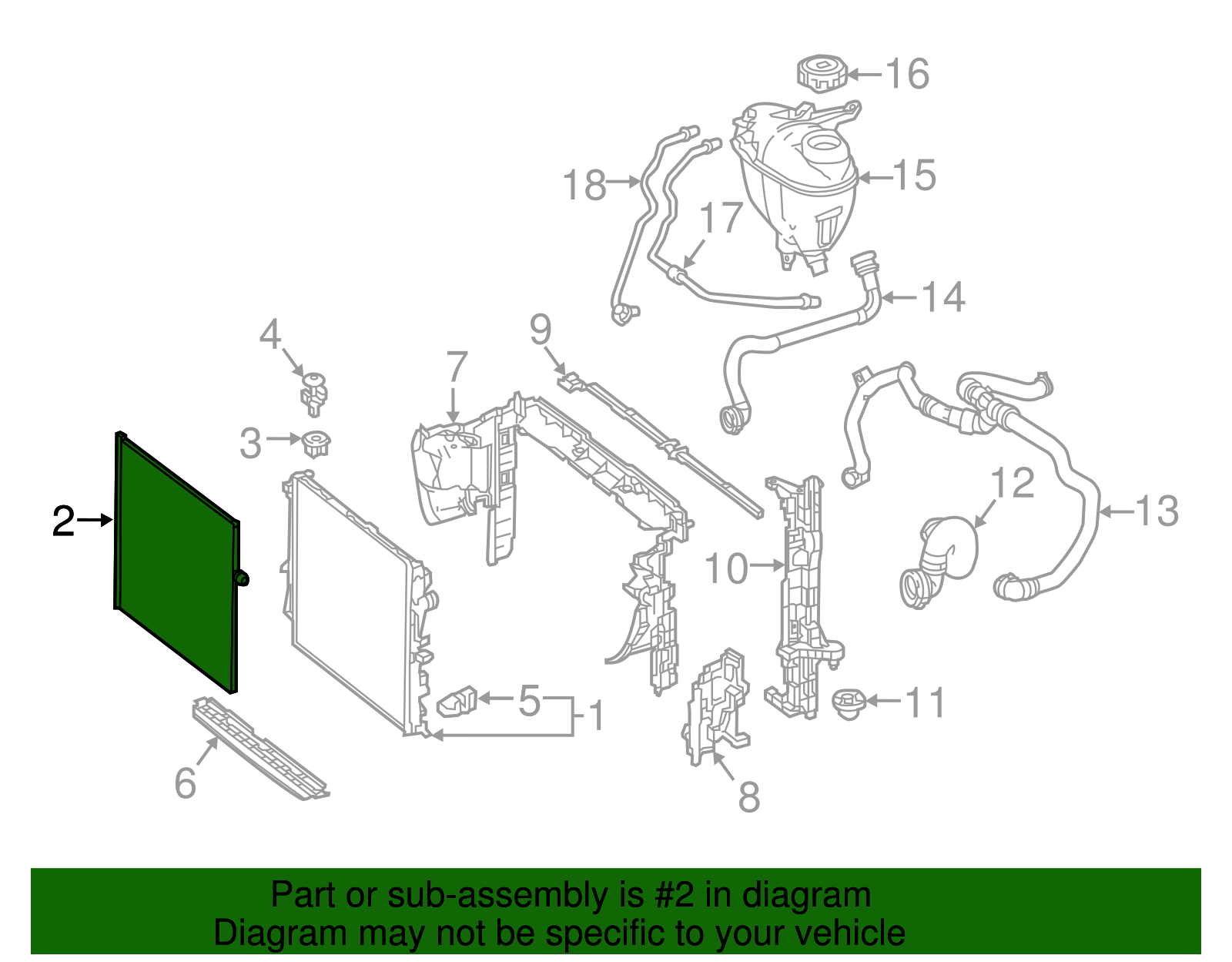 Mercedes-Benz 0995003603 Genuine OEM Auxiliary Radiator for sale online ...