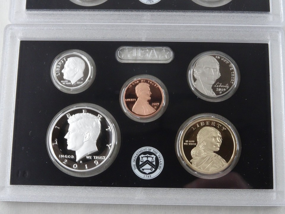 2019-S Silver Proof Set COA Box 10 Coins 90% US Mint NO W CENT | eBay