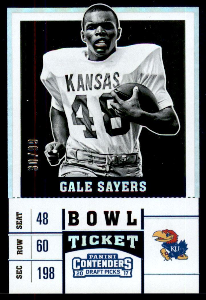 2017 Panini Contenders Draft Picks Bowl Ticket #40 Gale Sayers /99 | eBay