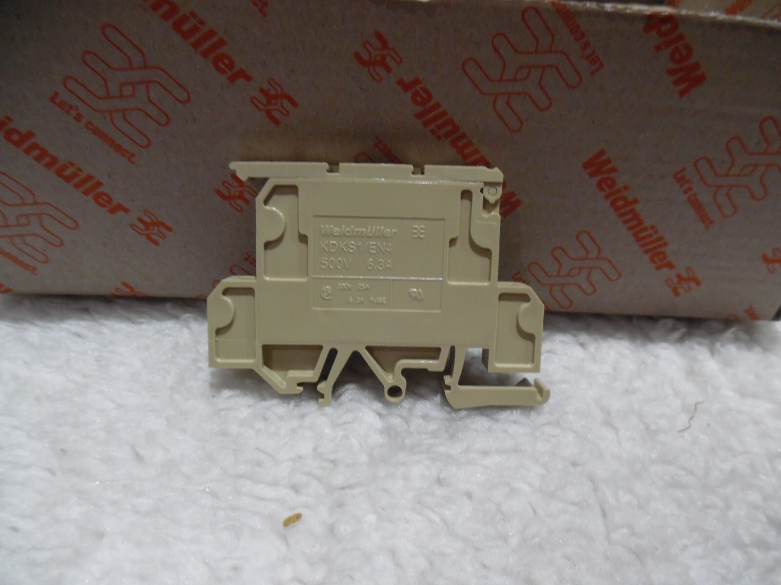 25+ pcs WEIDMULLER 9503350000 KDKS1/EN4 SAK Series, Fuse terminal 4 mm² ...