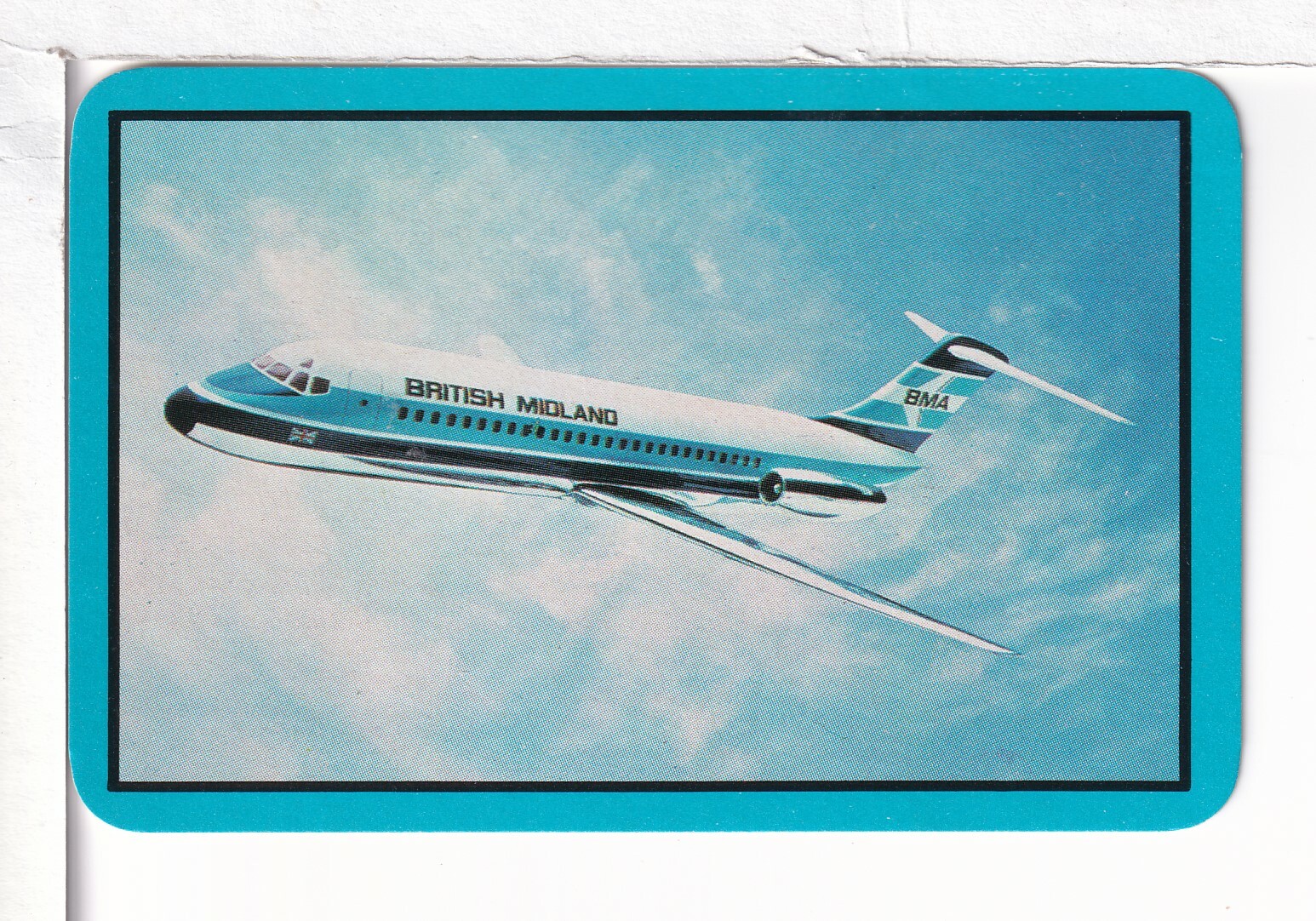 Single Airline Playing Card "British Midland, BMA 100A" Chan/Mertens ...