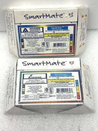 PAIR ADVANCE SMARTMATE ICF-2S26-H1-LD BALLAST KITS FOR 26W LAMPS ...