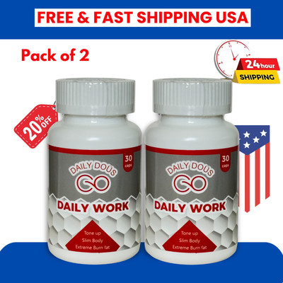 Daily Work Pills *** Brand New and Sealed *** by Daily Dous / Skinny ...