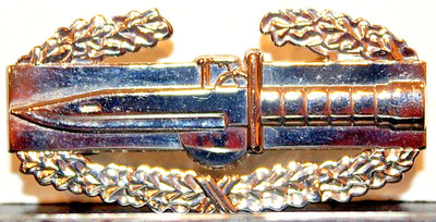 US Army Combat Action Badge (CAB) Award Large Insignia Pin Badge Shiny ...