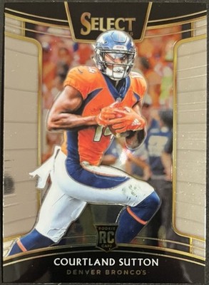 Courtland Sutton ROOKIE CARD "Concourse" 2018 Panini Select #76 Broncos ...