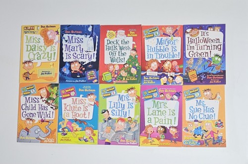 My Weird/er School Book Lot Of 10 Paperbacks Dan Gutman Scholastic ...