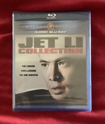 Brand New Dragon Dynasty JET LI COLLECTION 3 Disc Blu Ray RARE OOP HTF ...