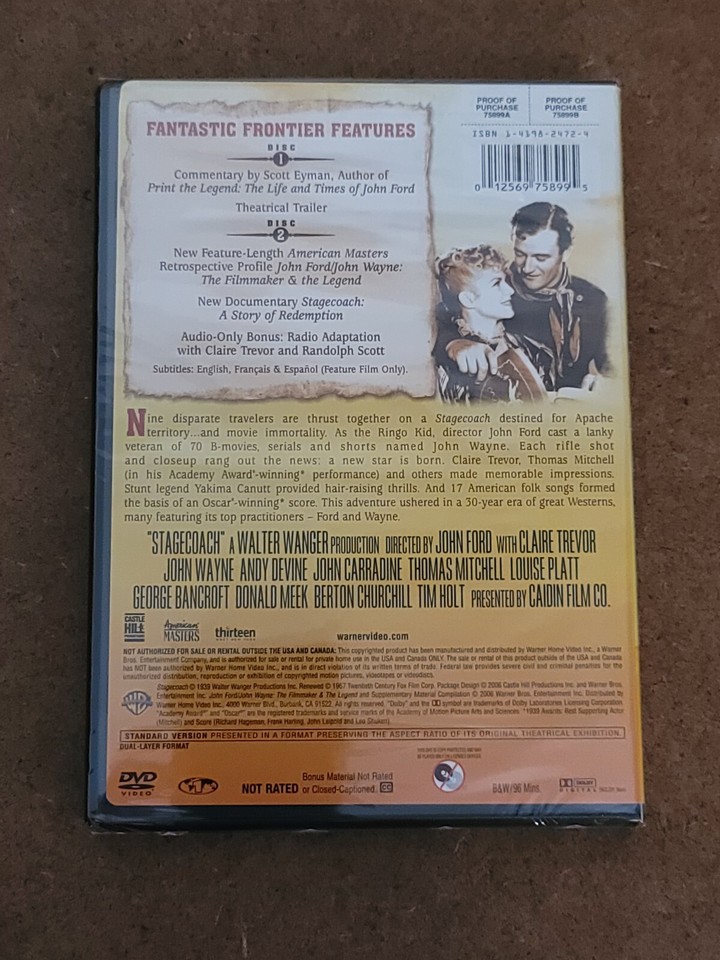 Stagecoach John Wayne DVD 2006 2 Disc Special Edition New 12569758995| eBay