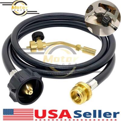 Mapp Propane Gas Tank Start Torch / Hose Adapter Brazing Soldering ...