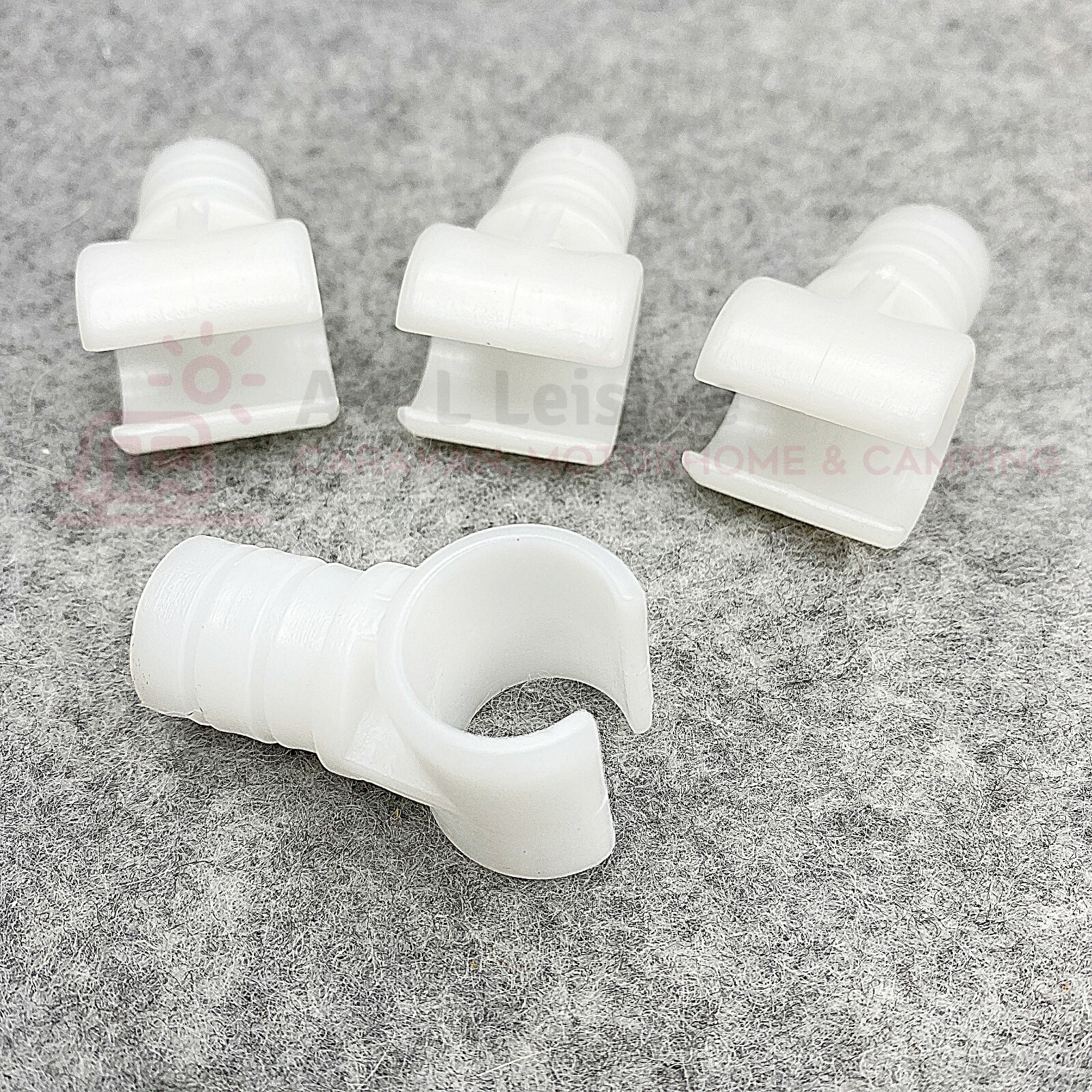 GROVE Pole C Clip 19mm 3/4 x4 Awning, Tent Caravan & Camping White ...