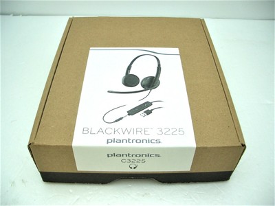 Plantronics Blackwire C3225 USB-A Headset - Retail Packaging | eBay