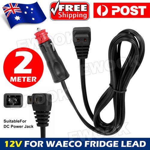 12V Merit and Cigarette Plug to Waeco Fridge Adaptor 2M Power Lead ...