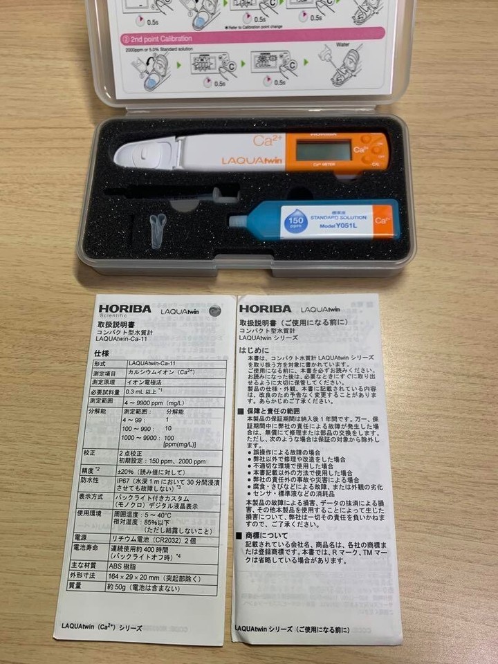 Horiba LAQUAtwin Ca-11 Calcium Ion Meter Waterproof No Calibration ...
