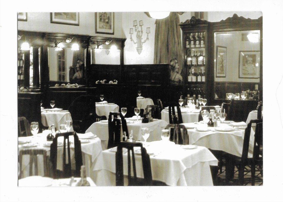 Postcard Ecco The Italian Saloon New York City New York NY Tribeca ...