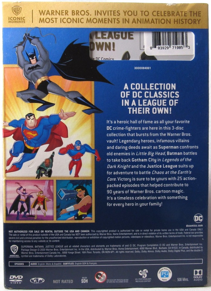BEST OF WARNER BROS.: 25 Cartoon Collection - DC Comics (DVD) >NEW