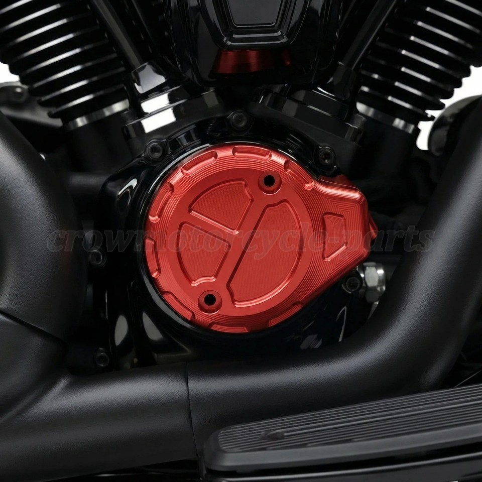 Black Accessories CNC Timer &Cam Sensor For Harley Road Glide FLTRX ...