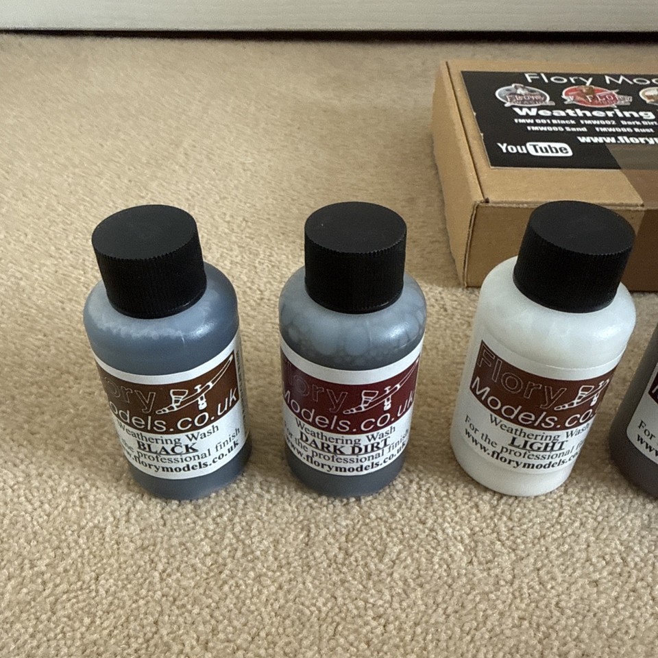 Flory Models Weathering Wash Set. 10 Total. Free UK Mainland Post ...