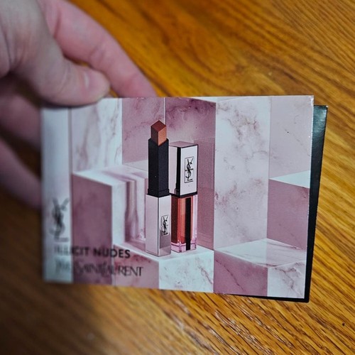YSL Yves Saint Laurent Illicit Nudes Samples Slim Glow Matte & Water ...