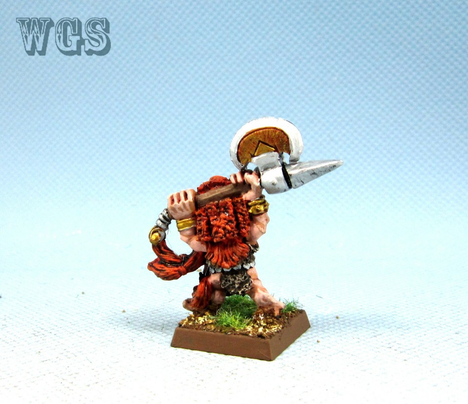 Warhammer Fantasy WGS painted Dwarf Dragon Slayer with Great Weapon ...