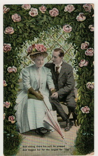 And sitting there suit pressed begged her..Proposal & Follow up YES ...