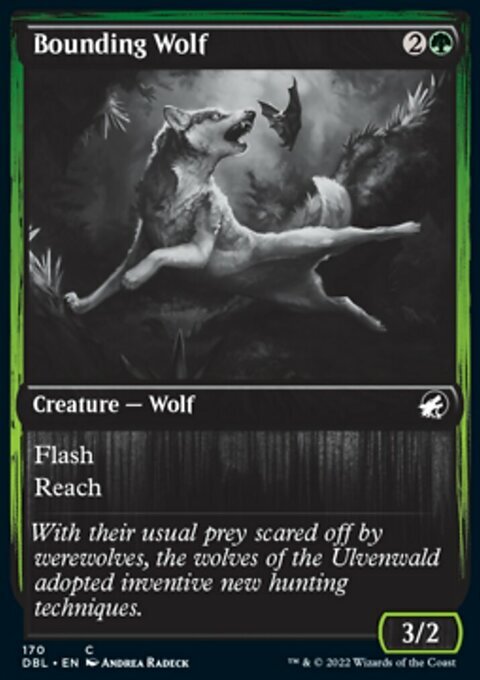 MTG Magic the Gathering Bounding Wolf (170/633) Innistrad Double Feature LP | eBay