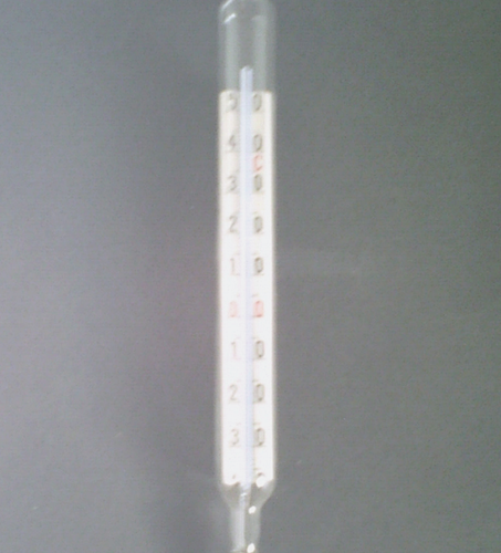 Glas ZylinderThermometer, Stab Laborthermometer 16 cm, -37° +55°, D-Fertigung | eBay.de