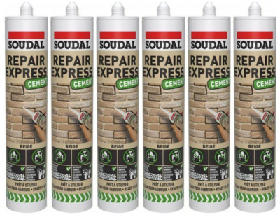 6 x Soudal Repair Express Cement Beige | eBay UK