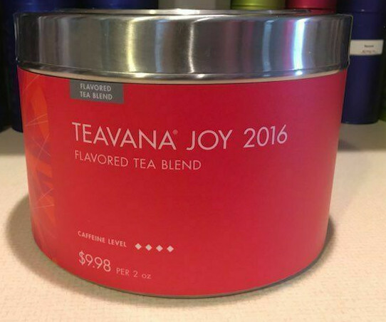 🎅 NEW! 🎄 8 OZ TEAVANA JOY BLACK GREEN OOLONG TEA 🎄 HOLIDAY SEALED GRAY ...