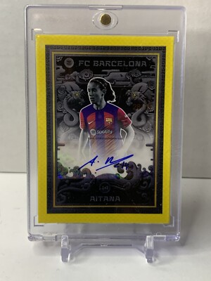 2023 Topps Year of the Dragon China AITANA BONMATI Yellow Auto #28/75 ...