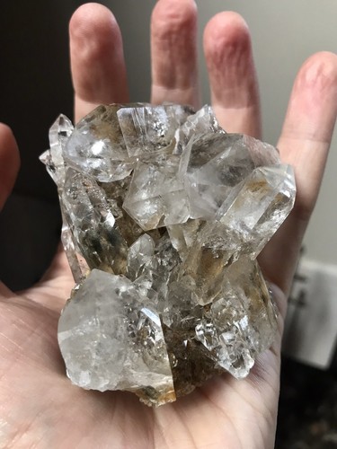 260g Inclusion Quartz Crystal Double Terminated Quartz Cluster Brazil ...