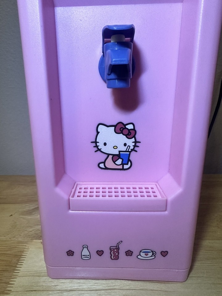 VINTAGE SANRIO HELLO KITTY PINK WATER DISPENSER CLEAN WORKS GREAT Y2K ...