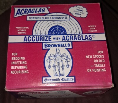 Brownell's Acraglas Bedding to Strengthen the Wood to Improve Shooting ...