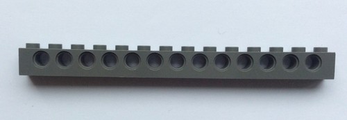 LEGO 32018 Dark Bluish Grey lot de 1 Technic Brick 1x14 Gris Bleu Foncé ...