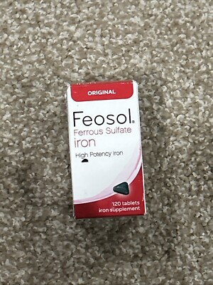 Feosol Ferrous Sulfate Iron Original Tablet - 120 Count 346017097122| eBay