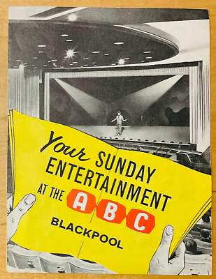 Beatles Original Concert Programme ABC Cinema Blackpool 7th July 1963 ...
