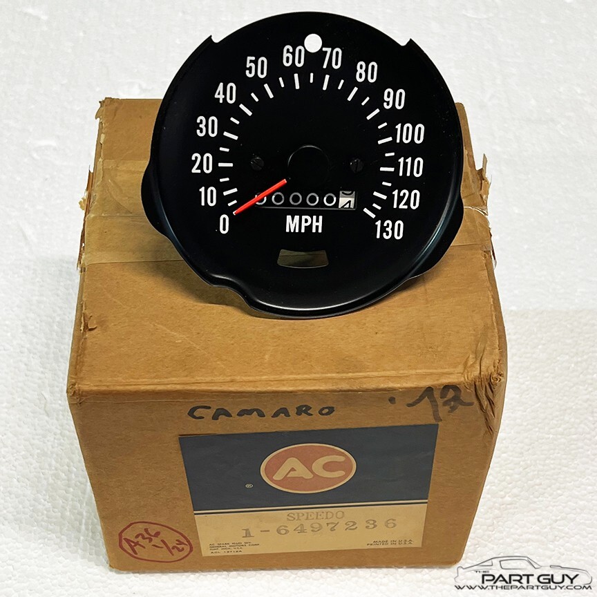 NOS 70-73 Camaro Z28 130 MPH Speedometer Berlinetta Chevy Speedo NEW ...