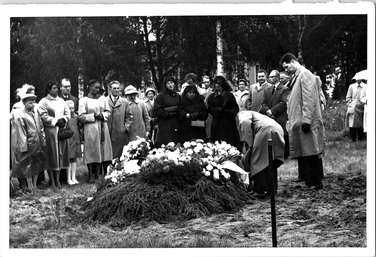 Sad Funeral Black And White
