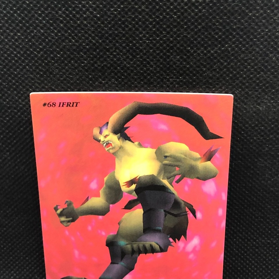 Ifrit #68 Final Fantasy 7 Ⅶ Bandai Card 1997 1st Very Rare Japanese F/S ...