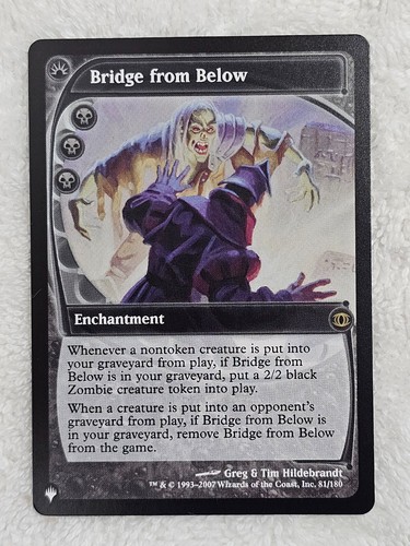 MTG Bridge from Below #81 The List - Mirrodin Besieged Magic Card Rare ...