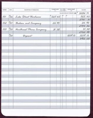 Secretary Deskbook Check Register 1 register | eBay