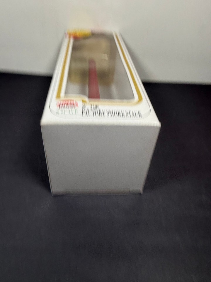 Model Power 2596 FACTORY SMOKE STACK N Scale Train Built Up Building ...