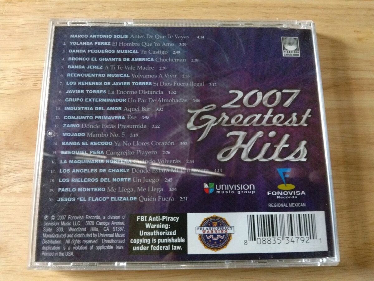 2007 Greatest Hits by Various Artists (CD, Jan-2008 2007 Greatest Hits by Various Artists (CD, Jan-2008